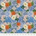 Create It 18" x 21" Cotton Floral Tiles Precut Sewing & Craft Fabric ...