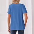 250 Years America Shirt Button V Neck American Flag Print Tunic ...