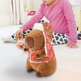 Rushawy Plush Capybara Stuffed Animal Living Room Decoration for Teens ...