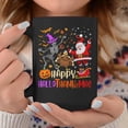 Happy Hallothanksmas Skeleton Pumpkin Turkey Santa Dancing Coffee Mugs ...