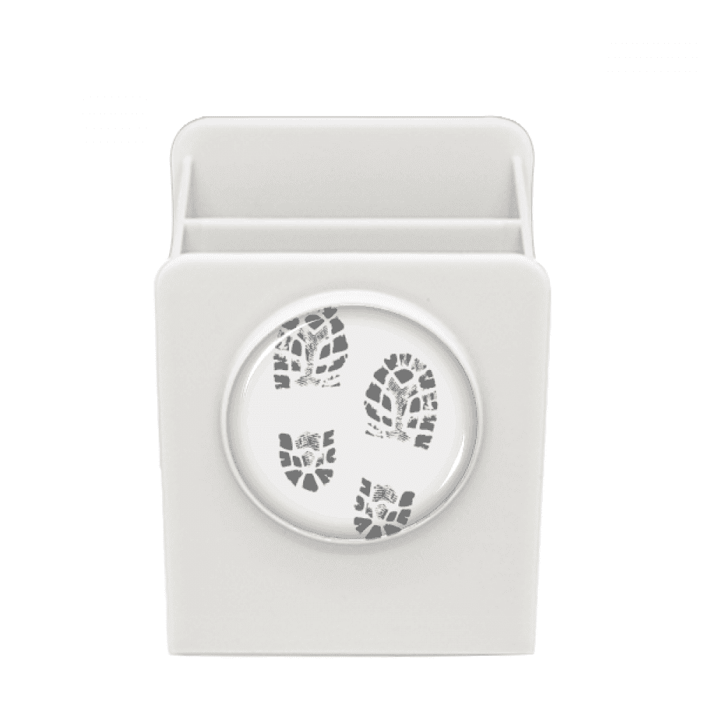 Shoe Prints Footprint Modern Style Fashion Poster Desk Pencil Holder ...