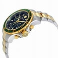 Movado 800 Two-Tone Men's Watch with Green Dial, Chronograph & Date ...