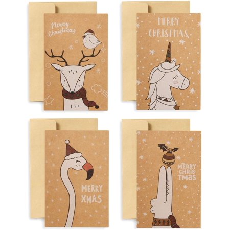 Merry Chri tma Greeting , 12 Pc Foldable mall ize (12cm * 8cm) Cute ...