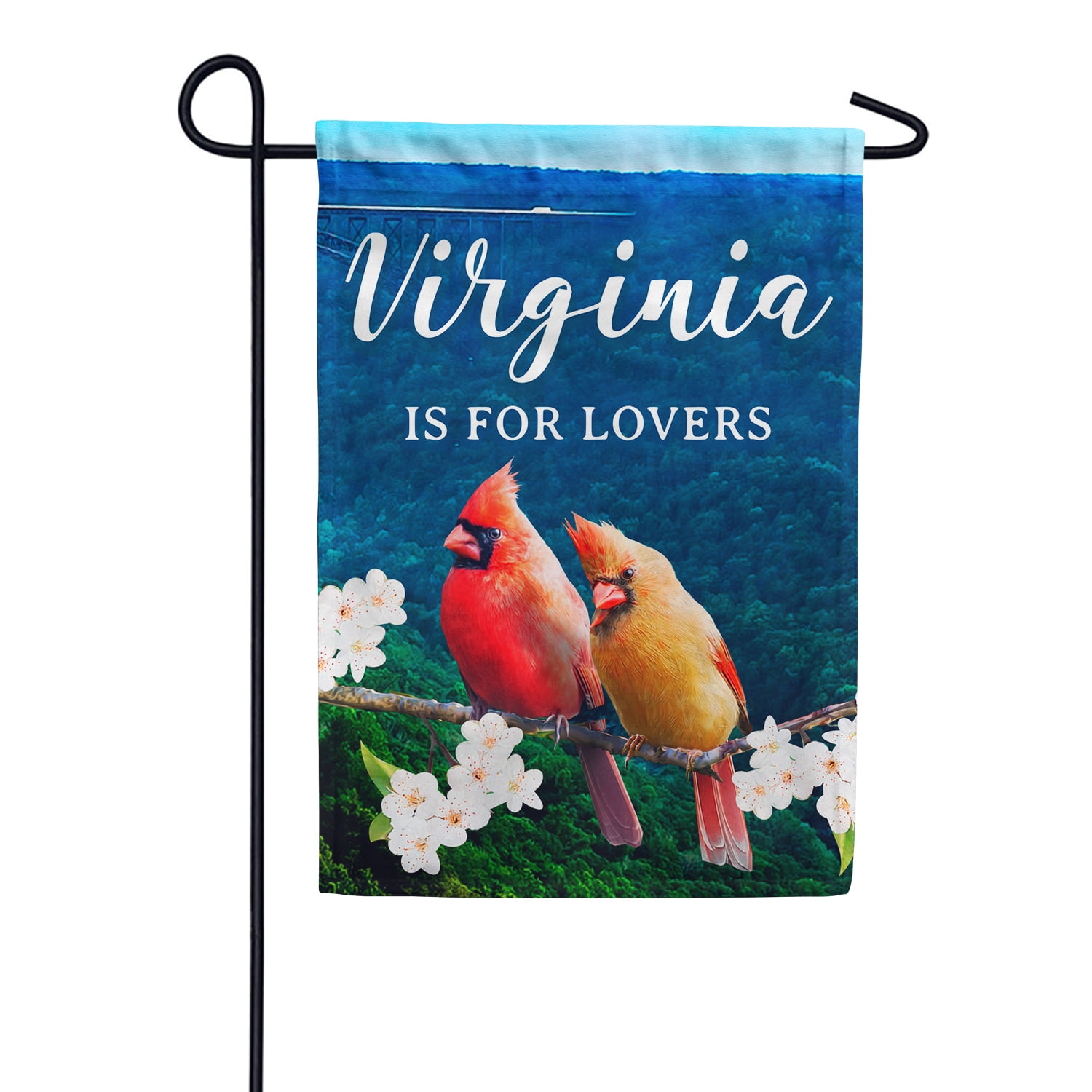America Forever Virginia is for Lovers Garden Flag 12.5 x 18 inch ...