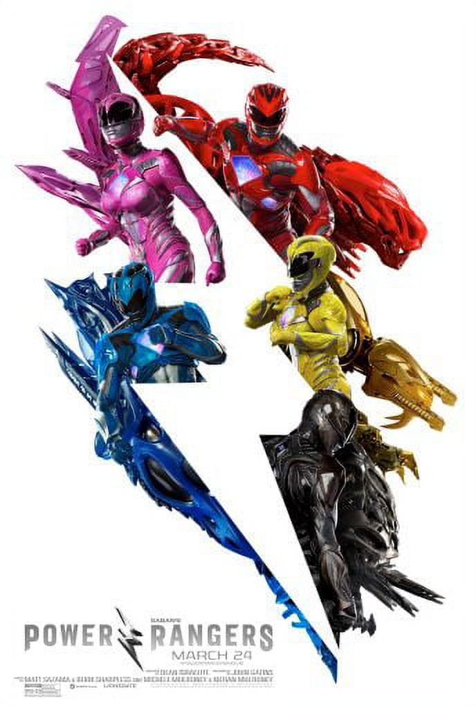 Power Rangers Poster 12x16 Art Print on Metal Sign 12in x 16in Multi ...