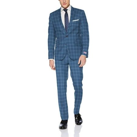 Billy London Mens Slim Fit Stretch 32 Finished Bottom Suit | Walmart Canada
