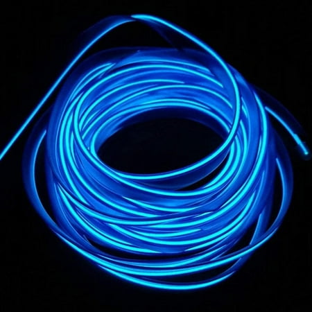 USB El Wire 5M/16FT 5V Neon El Lights Rope Neon Glowing Strobing ...