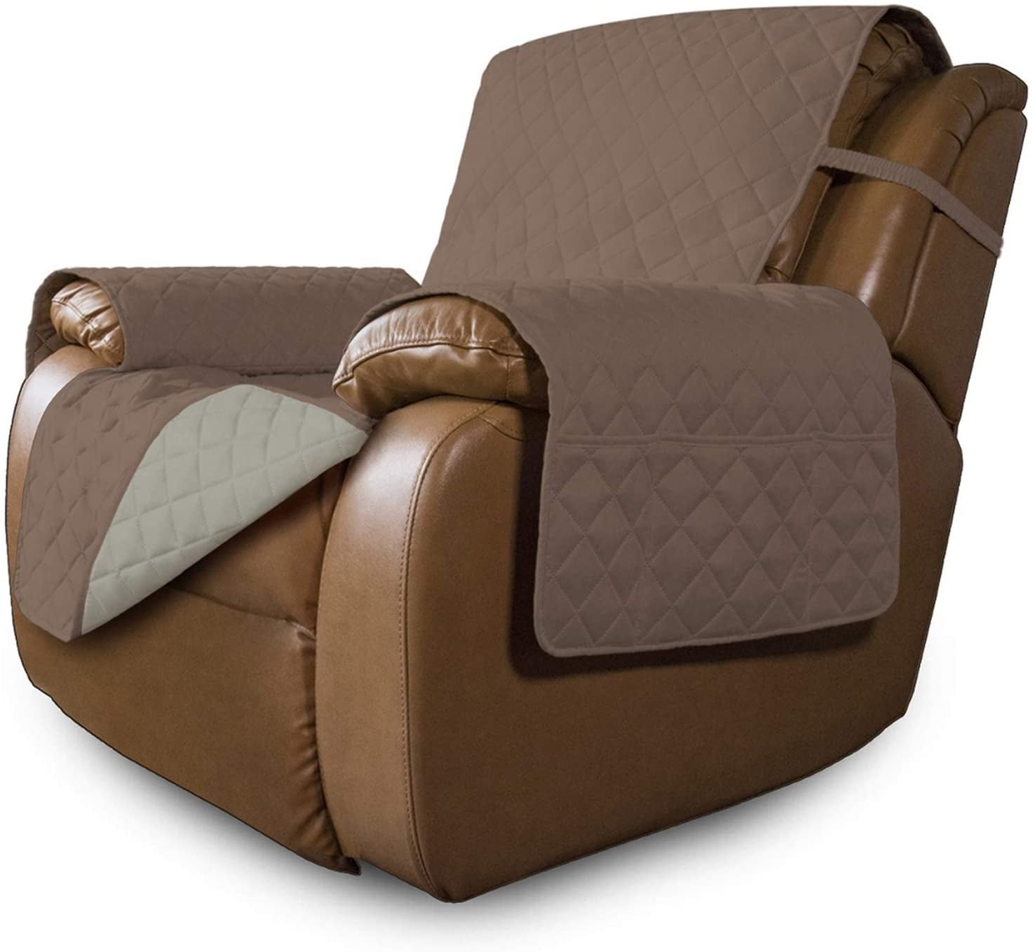 Easy-Going Reversible Water Resistant Oversized Recliner Cover with ...