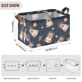 Capybara Planet Star Pattern Collapsible Storage Bin Open Home Shelf ...