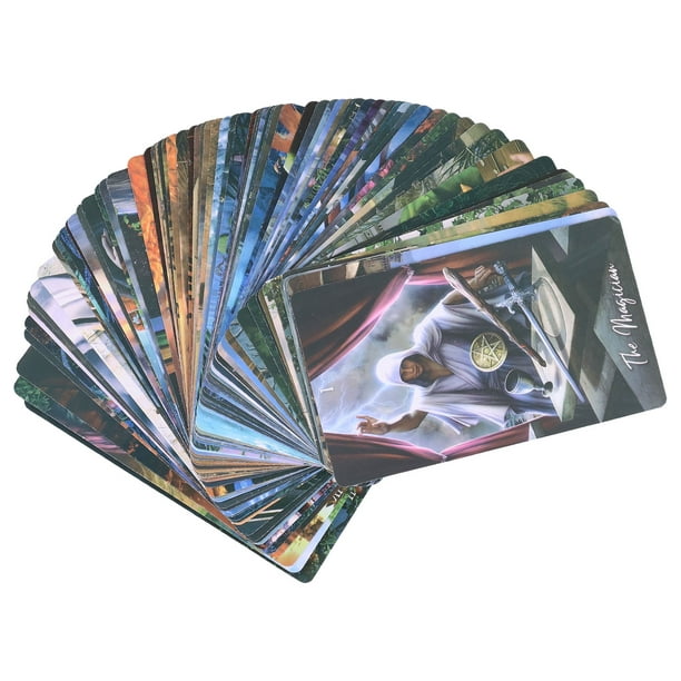 Tarot Toy,78Pcs/Box The Elemental Wisdom Tarot Deck Cards Divination ...