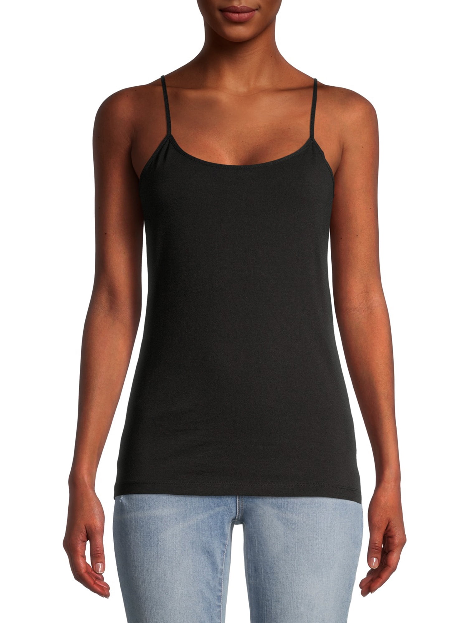 Time and Tru Women's Cami Tank Top, 3-Pack - Walmart.com