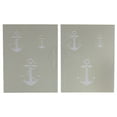 Small Anchor Stencils- 8" X 10" -14 Mil Mylar 2 Piece Set-Painting /Crafts - Walmart.com