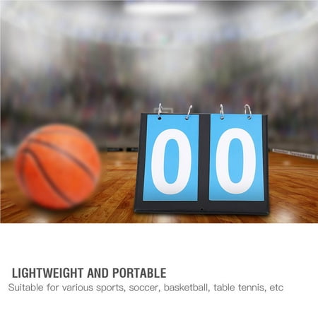 Portable Flip Sports Scoreboard Score Counter for Basketball Scoreboard ...
