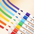Acrylic Marker 12/48/60 Color Acrylic Paint Pen Quick Dry Brush Tip ...