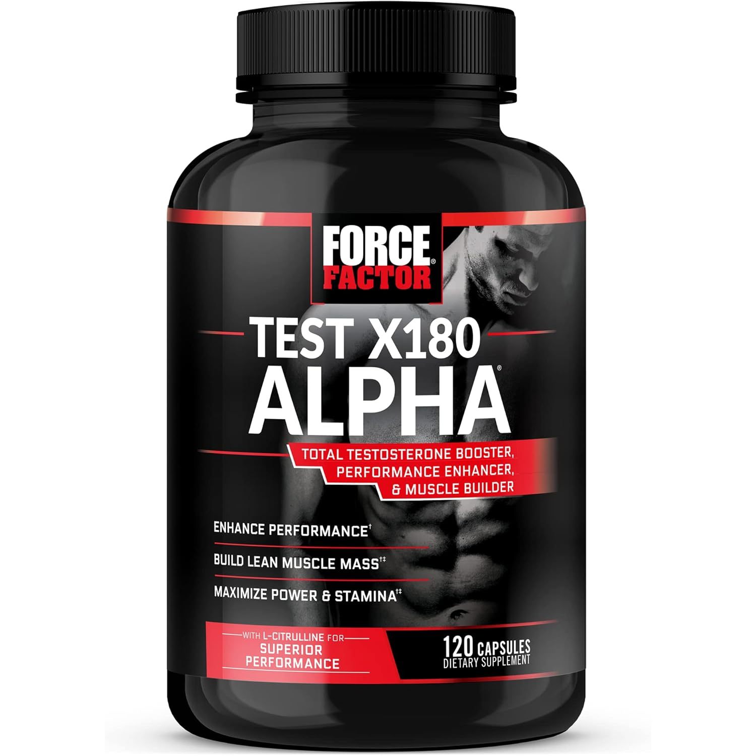LMHF Test X180 Alpha Testosterone Booster for Men, Testosterone ...