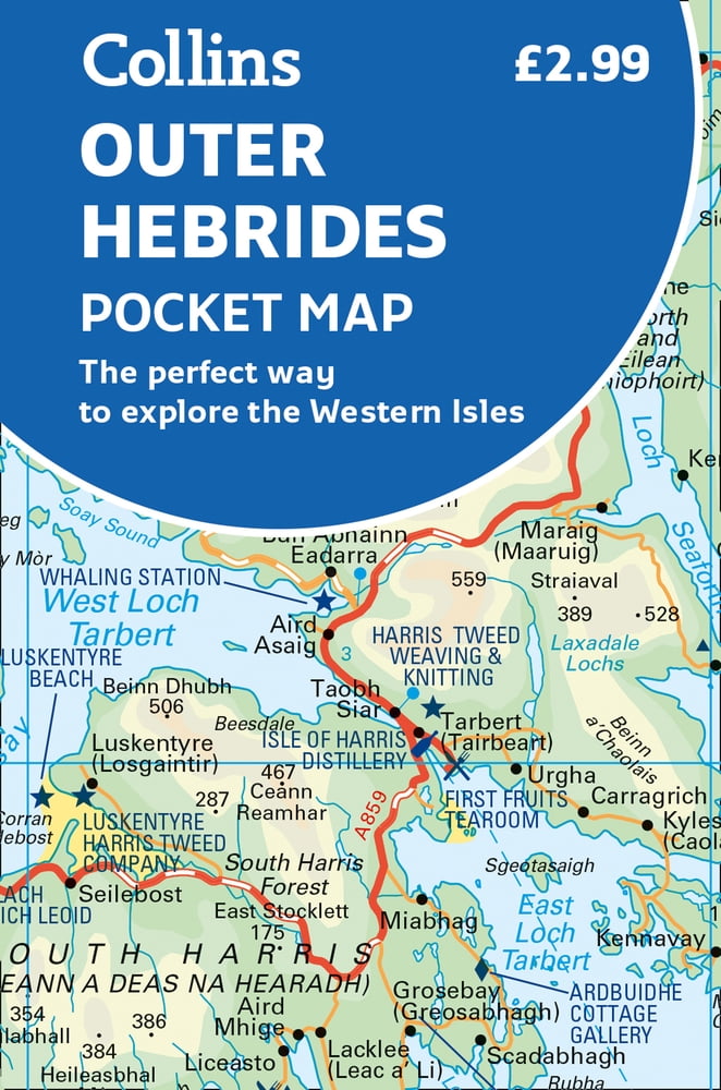 Outer Hebrides Pocket Map : The Perfect Way to Explore the Western ...