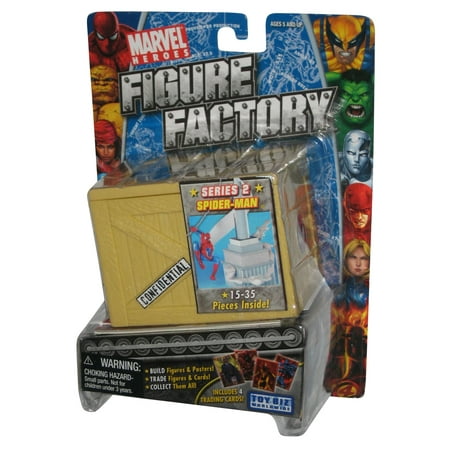 Marvel Build Figure Factory (2005) Toy Biz Spider-Man Series 2 w/ Cards ...