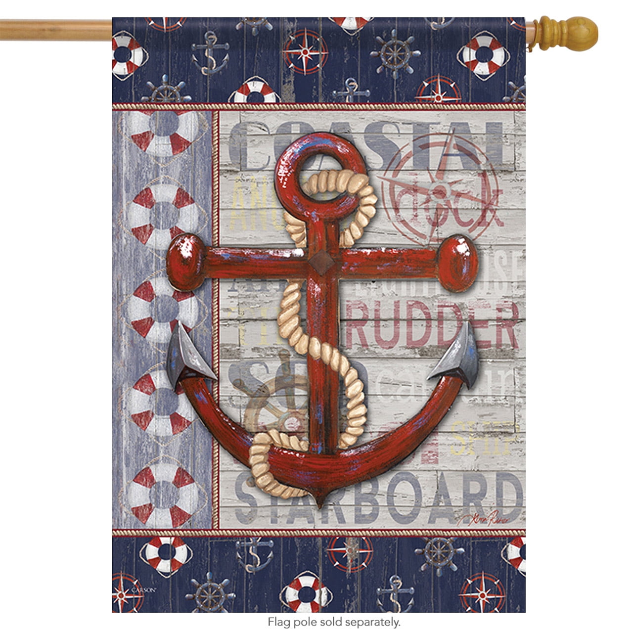 Double sided house flags - mainice