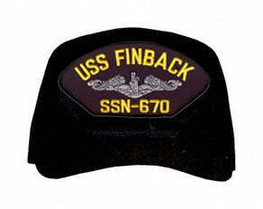 USS Finback SSN-670 ( Silver Dolphins ) Submarine Enlisted Cap ...