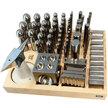 10-piece mini stake anvil set forming tools with stand for jewelry ...