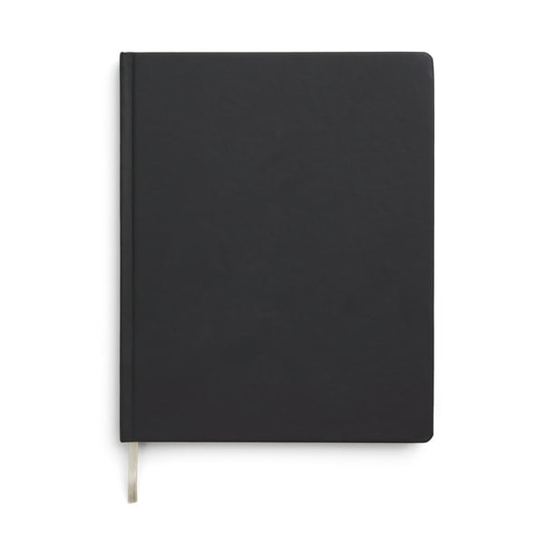 TRU RED Large Hard Cover Ruled Journal, Black TR54768 - Walmart.com ...