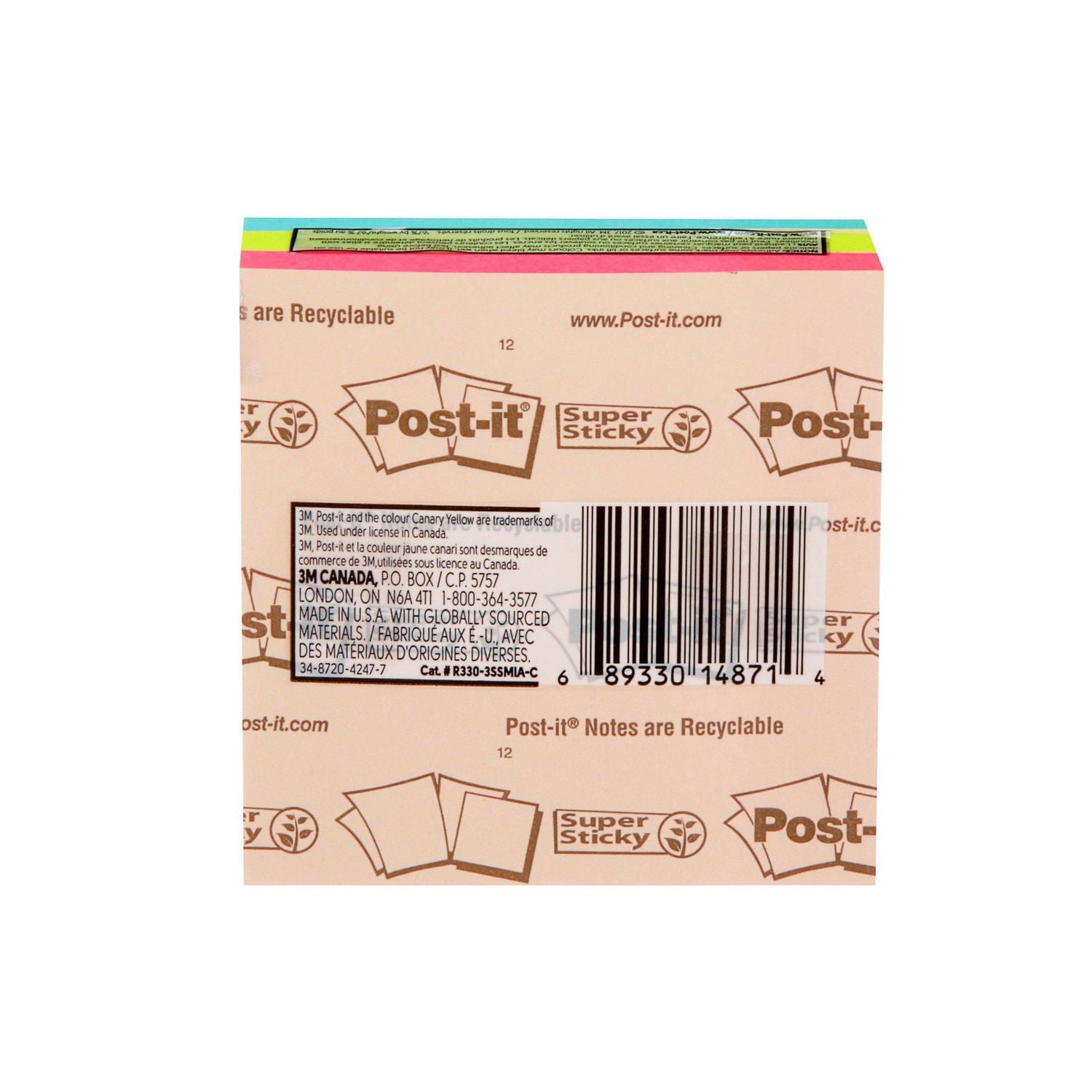 Click here for Post - It Post-It Super Sticky Notes Rrpwm330-3ssm... prices