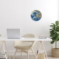 Stupell Industries Starry Impression with Ocean Wave Circular Wall ...