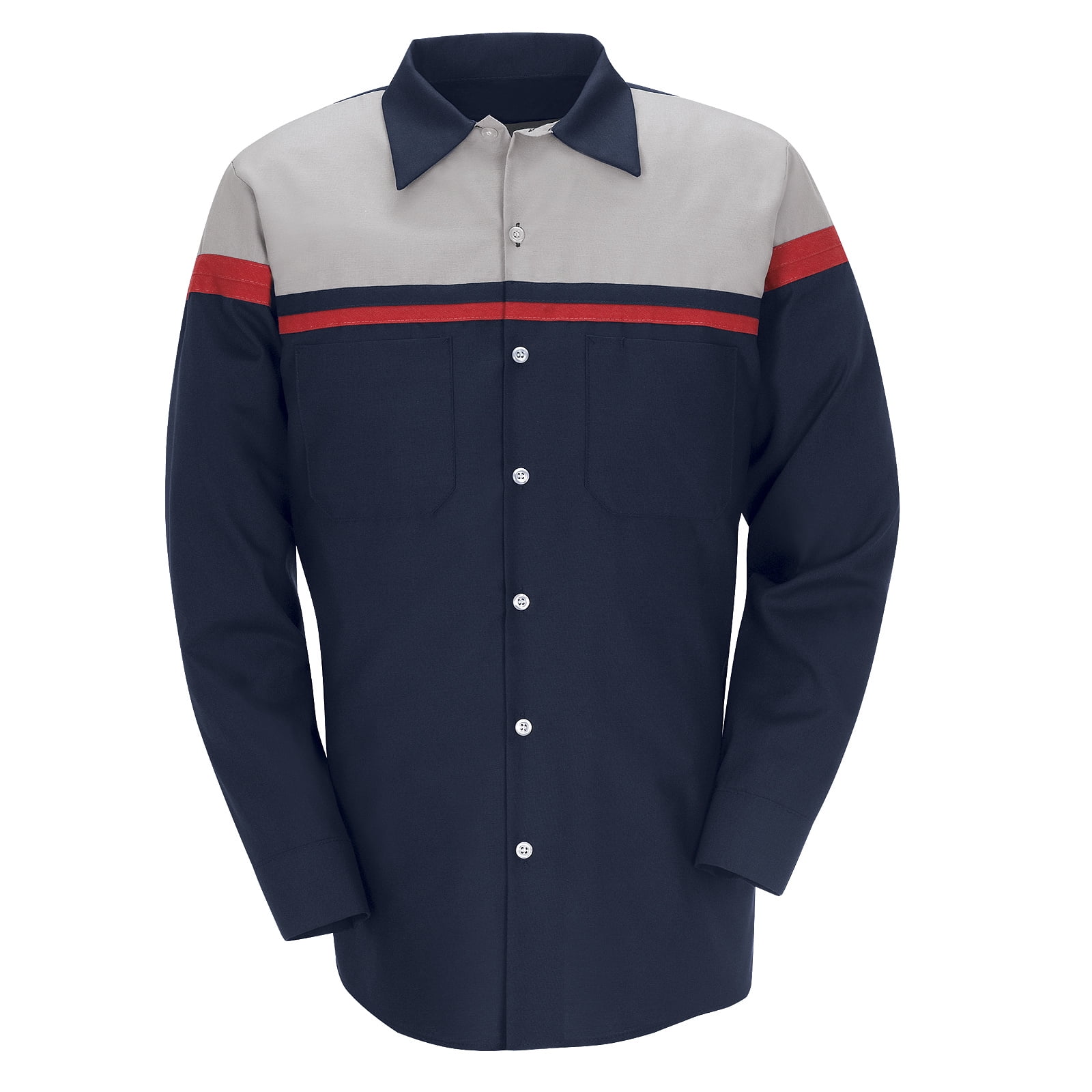 Red Kap® Men's Long Sleeve Performance Tech Shirt - Walmart.com