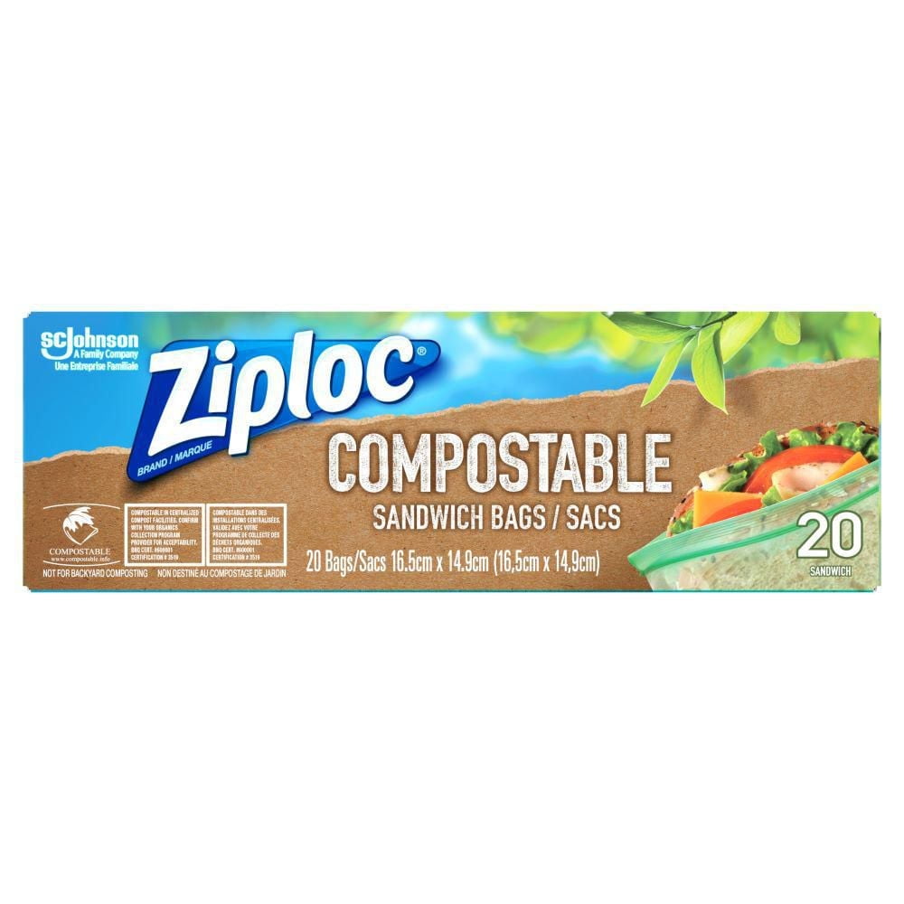 Click here for Ziploc Compostable Sandwich Bag  20 Count 15.8cm X... prices