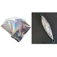 18Pcs Reflective Fishes Scale Stickers Holographics Adhesive Film ...