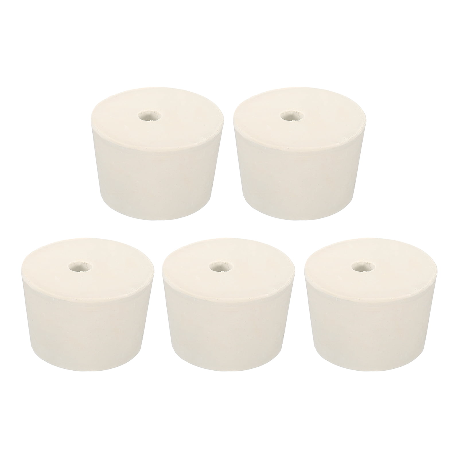Uxcell Rubber Tapered Plug 43mm to 50mm with Hole Test Tubes Bungs ...