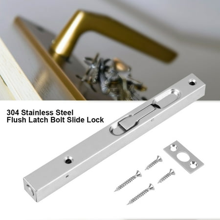 Cergrey Home Gate Door Security Guard 304 Stainless Steel Flush Latch ...