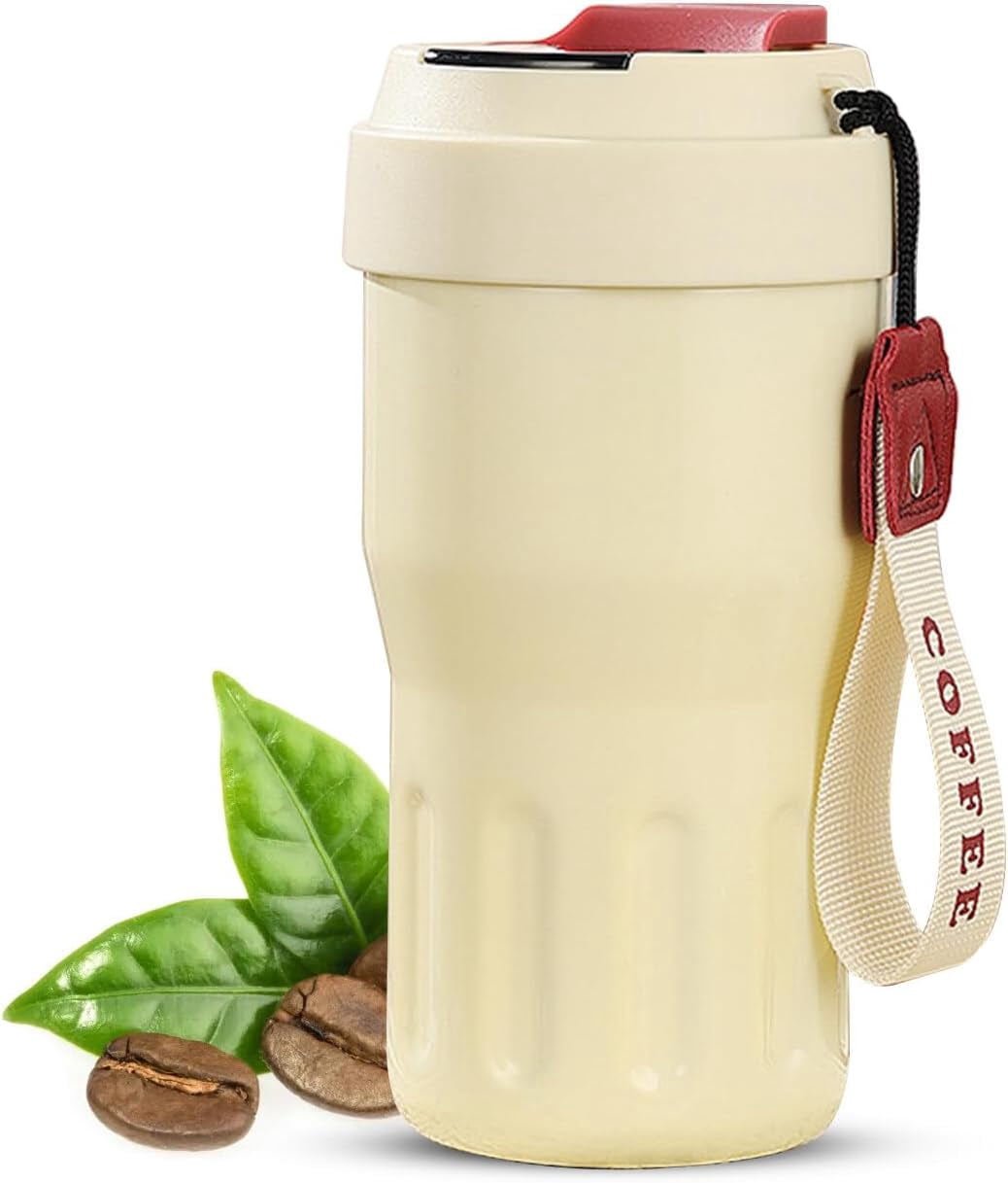 Thermos cup coffee to go, with temperature display, portable smart ...