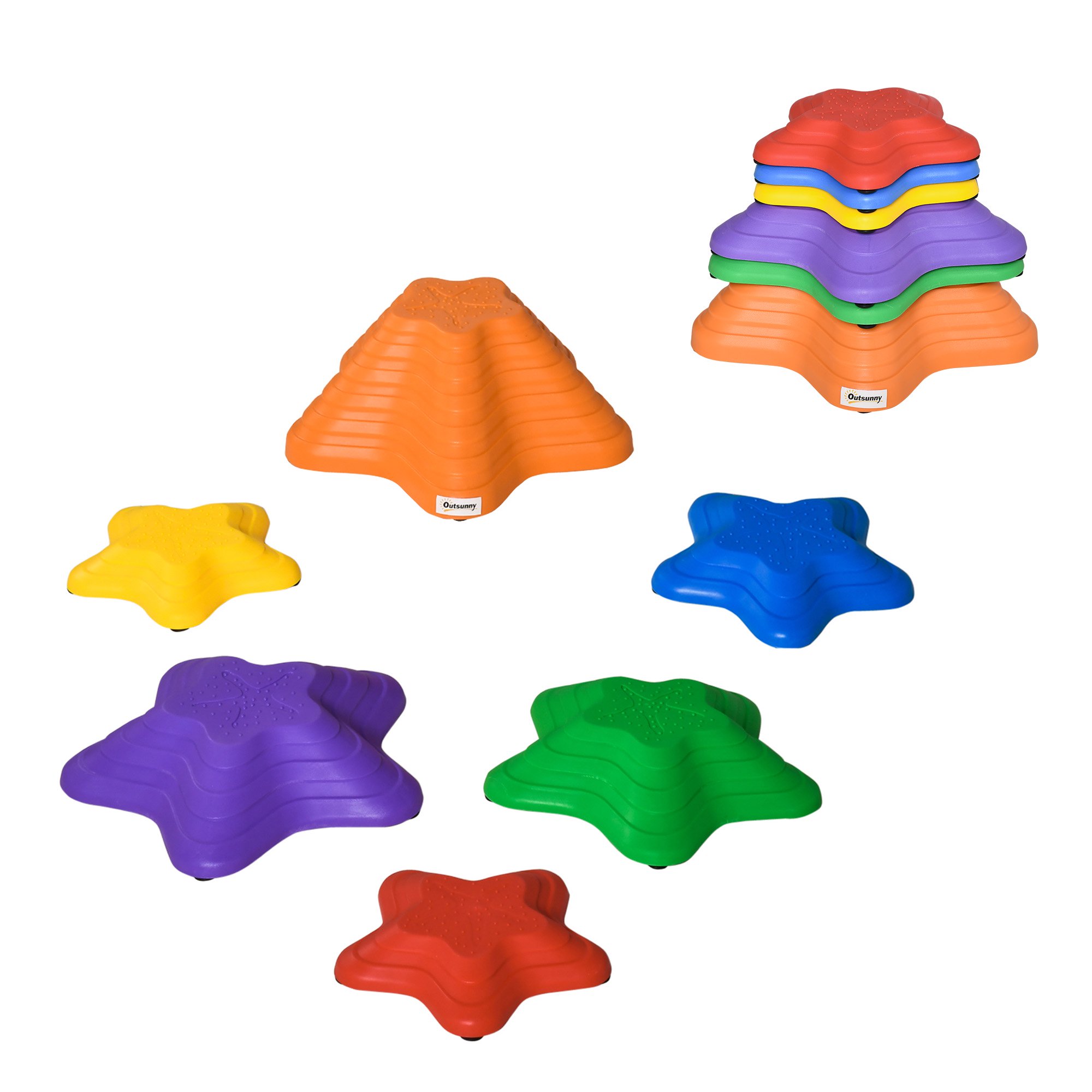 Click here for Outsunny 6pcs Balance Stepping Stones For Kids  St... prices