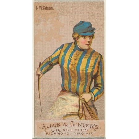 N.W. Kitson, from the Racing Colors of the World series (N22b) for ...