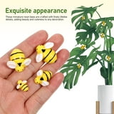 OUNONA 60 Pcs Flatback Miniatures Resin Bees For Crafting Realistic ...