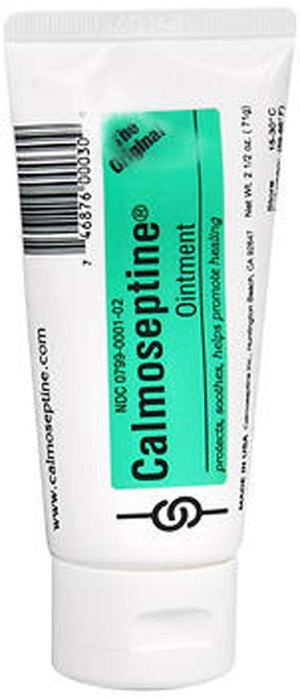 Pomada para dermatitis del pañal Calmoseptine, tubo de 75 ml (paquete ...