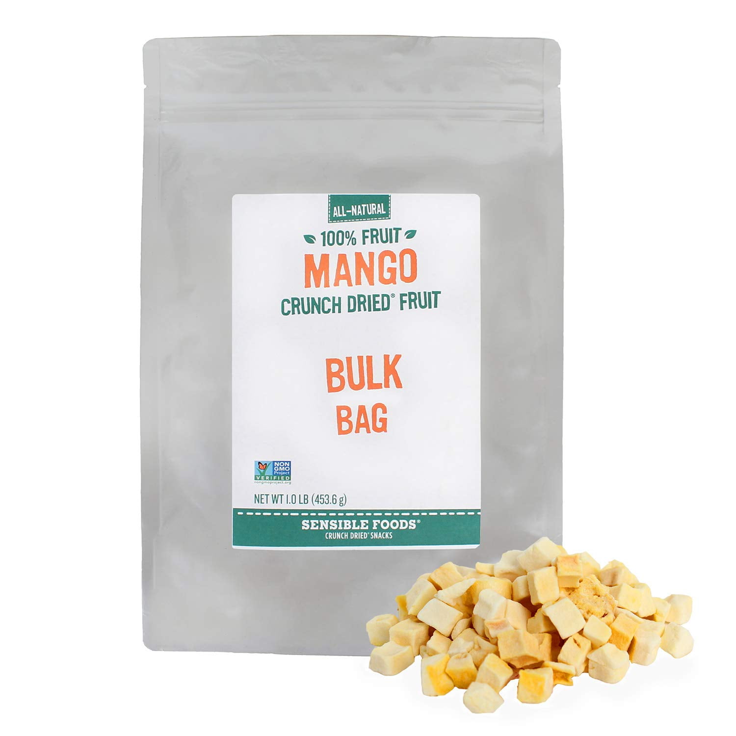 Freeze Dried Mango Tidbits (1/16 inch or less) - 1 lb. Bag - Walmart.com
