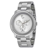 Movado Men's Bold Large Sunray Dial Analog Quartz 44mm Watch 3600260 ...