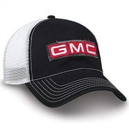 GMC Baseball Cap in Black & Red with Sandwich Brim - Walmart.com