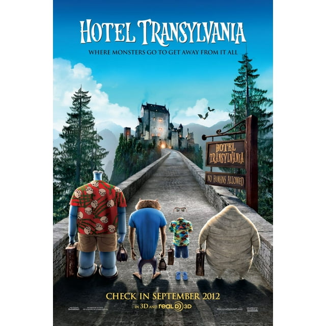 Hotel Transylvania Movie Poster Reprint 27inx40in for any room 27x40 ...