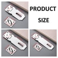 Qiangzon Padlock Hasp, Stainless SteeSafety Packlock Clasp Hasp Lock ...