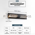 Modern 1-Light Black Dimmable LED Wall Sconce Wall Lighting with ...