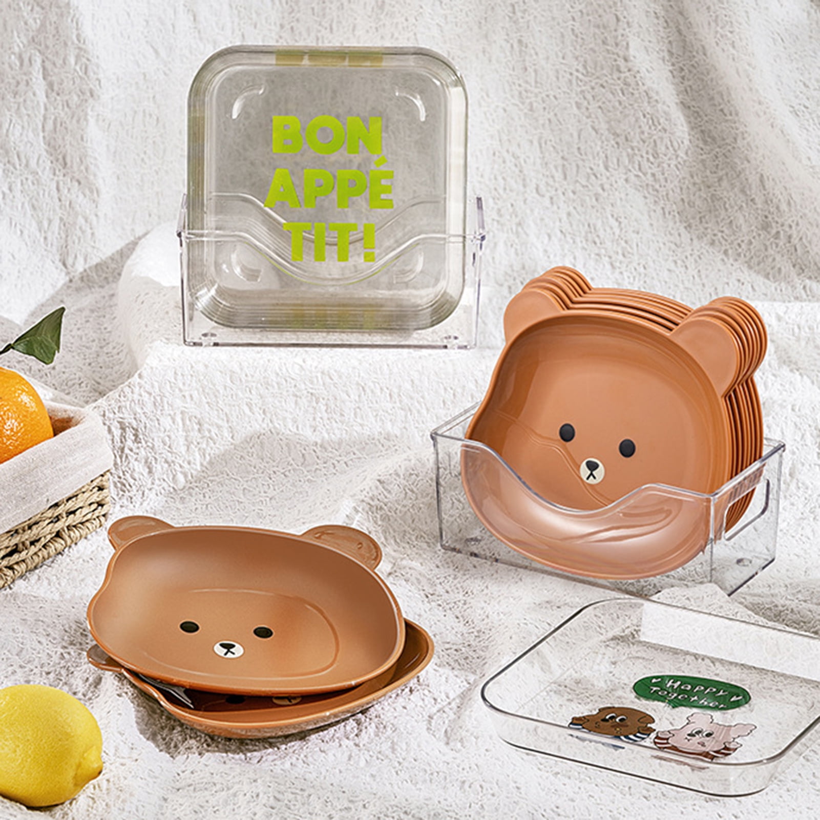 Cheers US Appetizer Dinner Plates, Small Serving Cake Dessert Plates ...