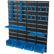 Haus Quick-Release Snap Rail Garage Organizer, 59-Piece Storage Tool ...