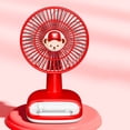 Bklubk USB Rechargeable Desktop Mini Fan, Portable Small Fan for Dorm ...