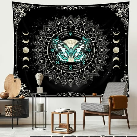 Homewelle Tarot Psychic Reading Hands Tapestry Goth Spooky Gothic Wall ...