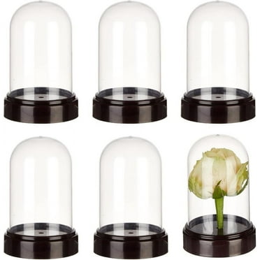 4Pcs Acrylic Dome Display Case 2.8x4.3 Inch Column Acrylic Dome Display ...