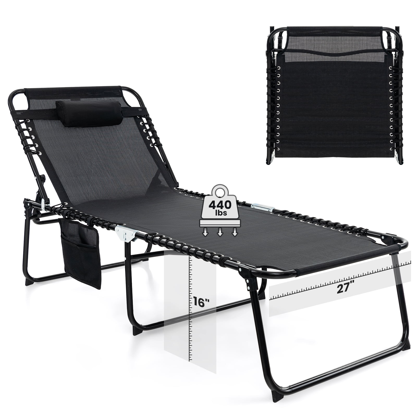 Click here for Patiojoy Oversize Folding Chaise Lounge Portable P... prices