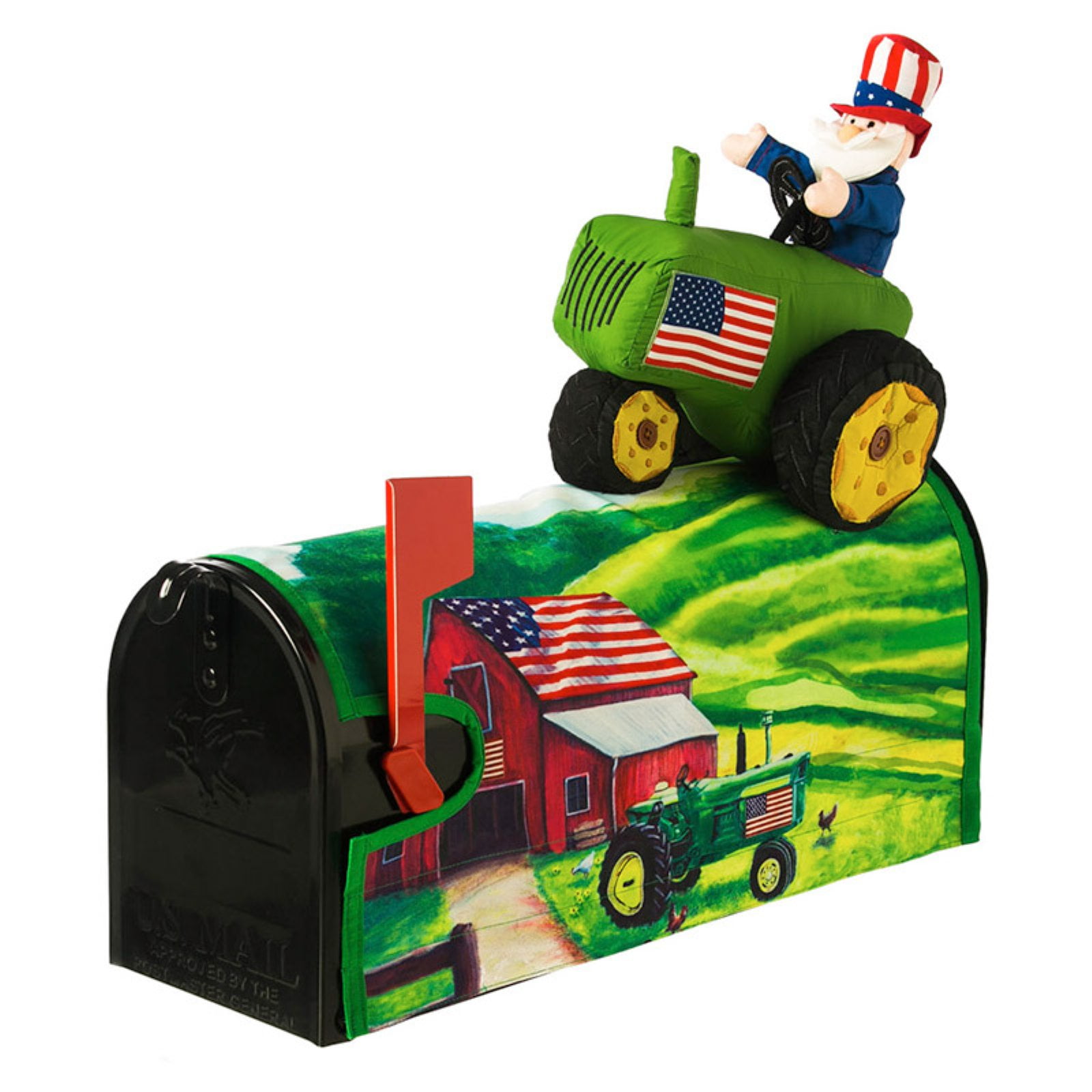 Evergreen Flag Patriotic Uncle Sam Mailbox Cover - Walmart.com